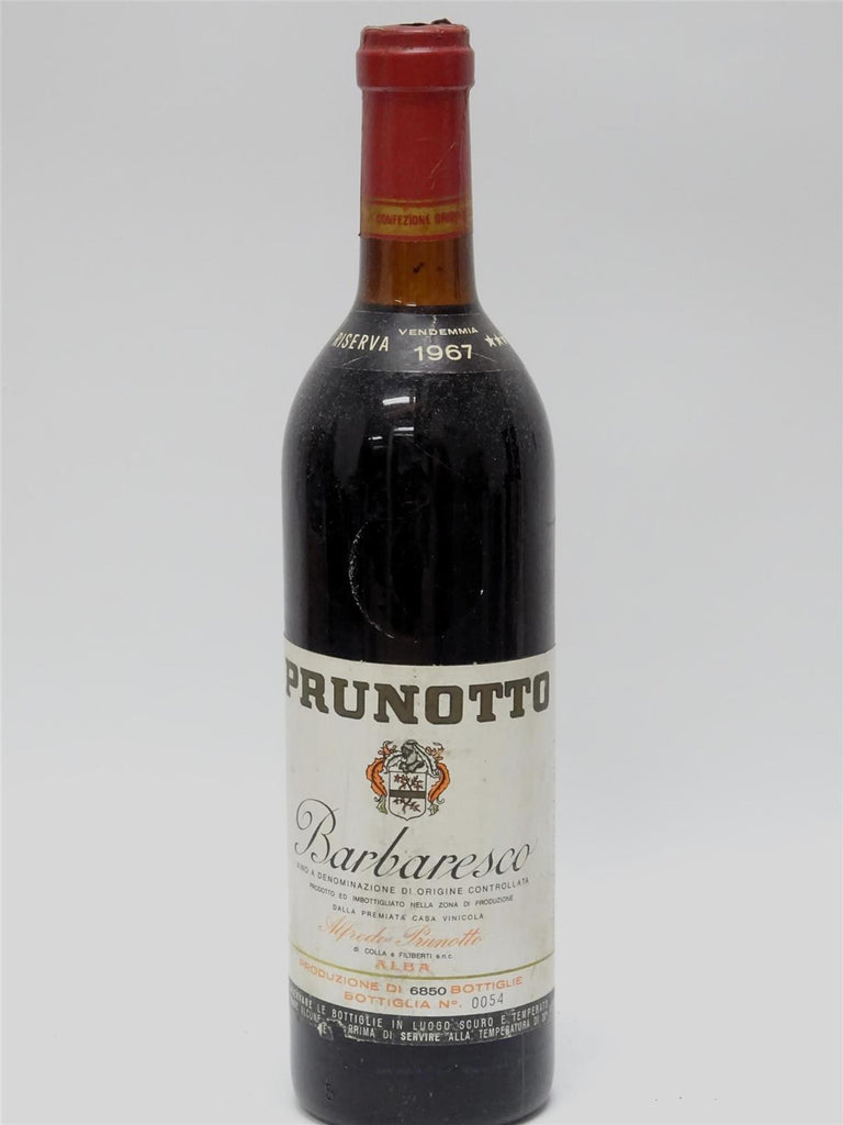 Prunotto 1967 Barbaresco Riserva – Chambers Street Wines