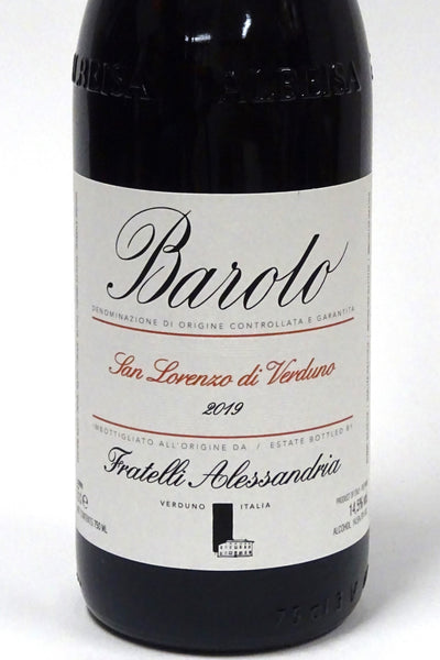 Alessandria 2019 Barolo San Lorenzo – Chambers Street Wines