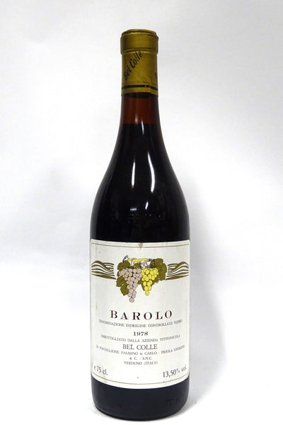 Bel Colle 1978 Barolo – Chambers Street Wines