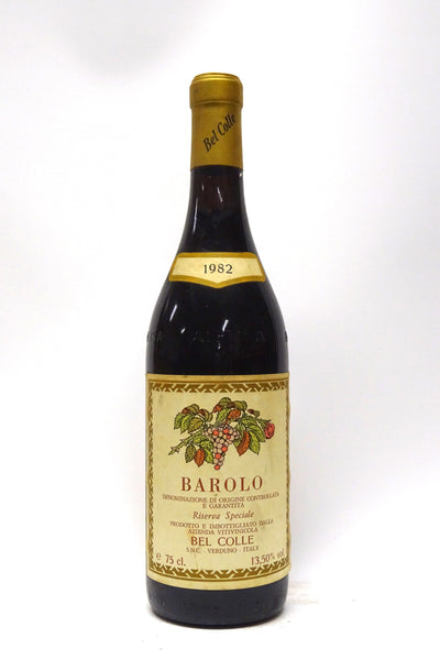 Bel Colle 1982 Barolo Riserva Speciale – Chambers Street Wines