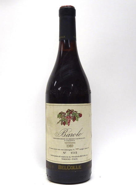 Bel Colle 1989 Barolo – Chambers Street Wines