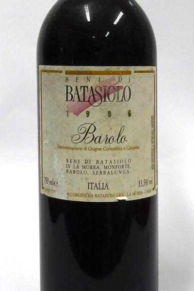 Batasiolo 1986 Barolo – Chambers Street Wines