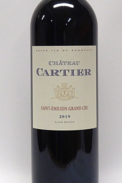 Cartier 2019 Saint-Emilion Grand Cru – Chambers Street Wines