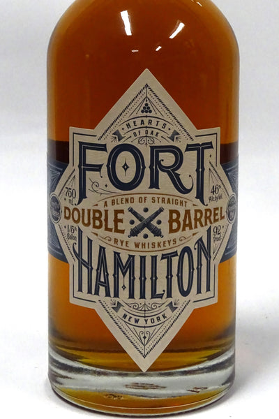 Fort Hamilton Double Barrel Straight Rye Whiskey (46%) – Chambers ...