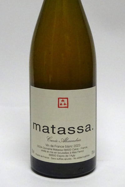 Matassa 2023 Cuvee Alexandria – Chambers Street Wines