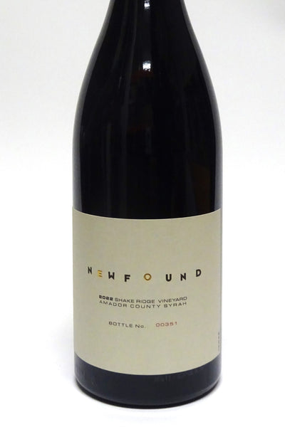 Newfound 2022 Syrah Shake Ridge Vineyard – Chambers Street Wines