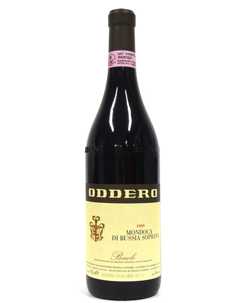 Oddero Fratelli 1999 Barolo Mondoca di Bussia Soprana – Chambers Street ...
