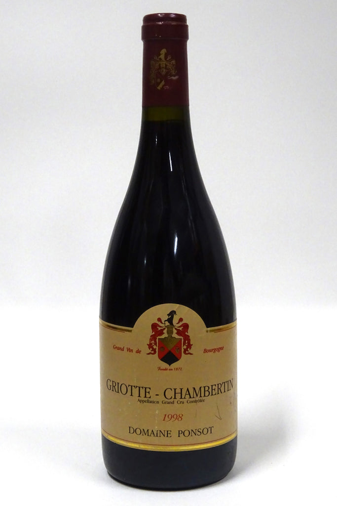 Ponsot 1998 Griotte-Chambertin Grand Cru – Chambers Street Wines