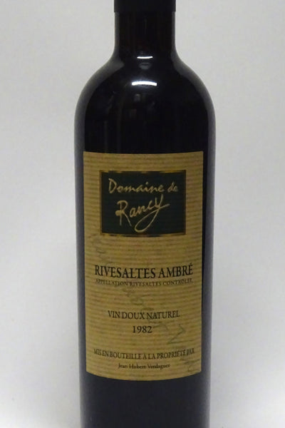 Domaine de Rancy 1982 Rivesaltes 500ml – Chambers Street Wines