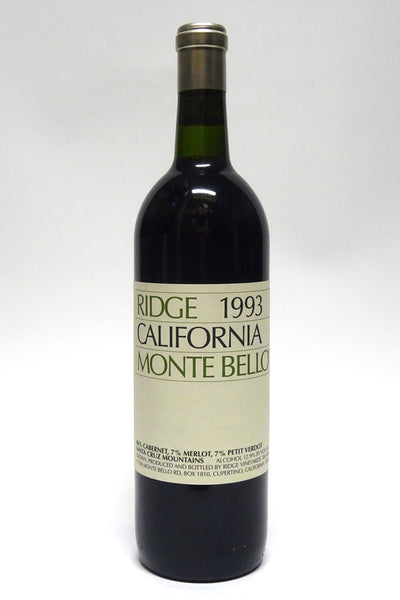 Ridge 1993 Santa Cruz Mountains Monte Bello – Chambers Street Wines