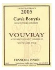 Pinon 2005 Vouvray Moelleux "Cuvée Botrytis" 500ml – Chambers Street Wines