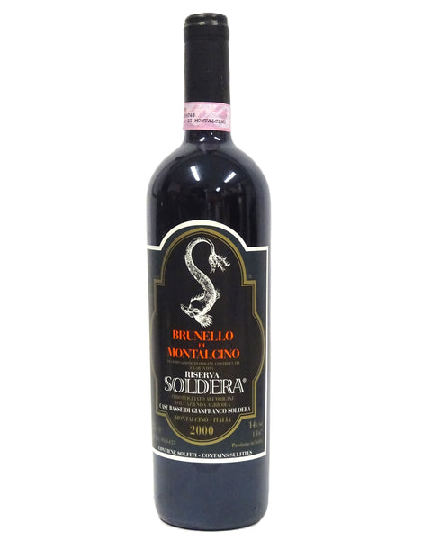 Soldera - Casse Basse 2000 Brunello di Montalcino Riserva – Chambers ...