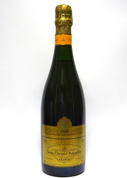 Veuve Cliquot 1989 Champagne Trilennium Reserve Cuvee – Chambers Street ...