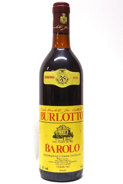 Burlotto 1978 Barolo – Chambers Street Wines