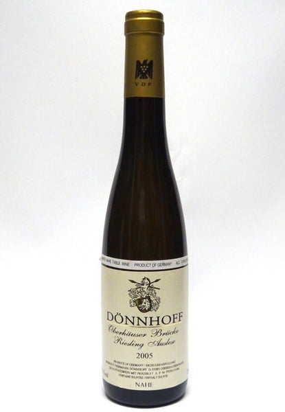 Donnhoff 2005 Oberhauser Brucke Riesling Auslese Goldkapsel 375ml ...