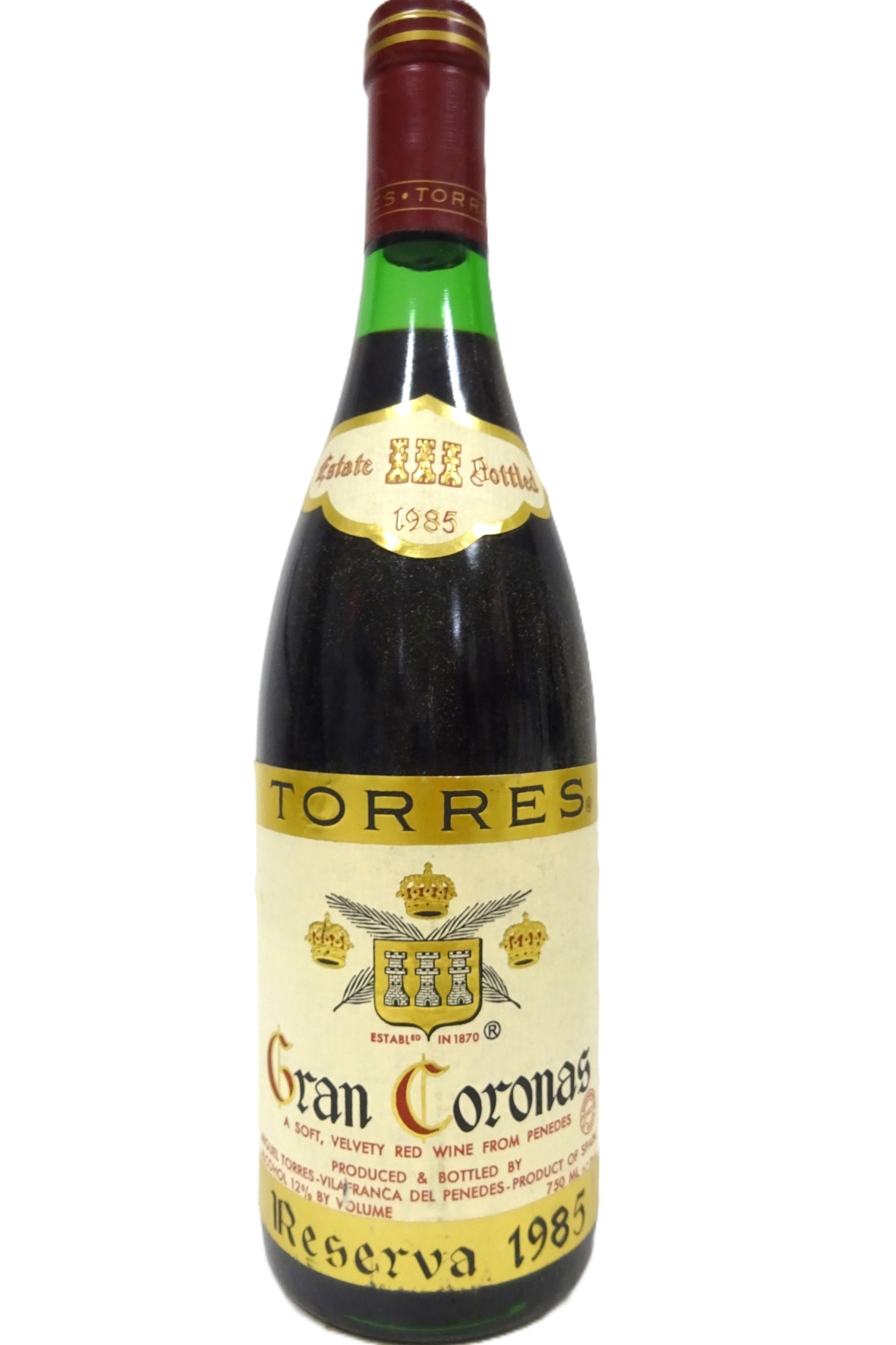 Torres 1985 Gran Coronas Gran Reserva White Label – Chambers Street Wines